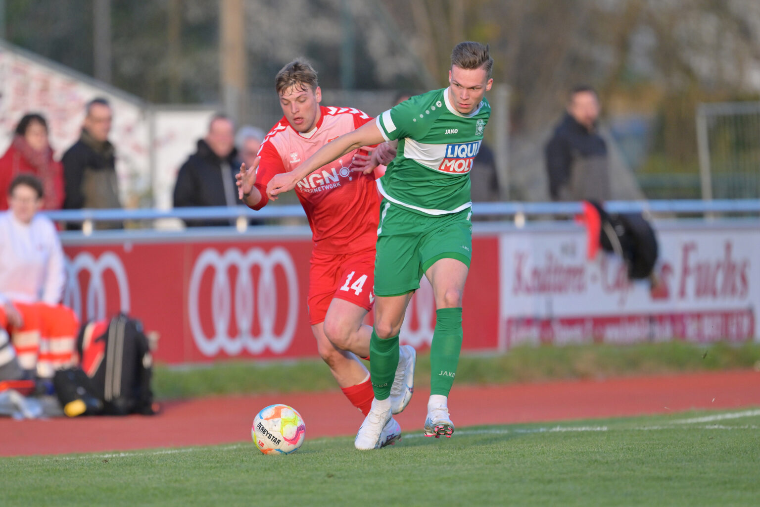 Fußball, Herren, Regionalliga Bayern, Saison 2022-2023, Spieltag 22, VfB Eichstätt – TSV ...